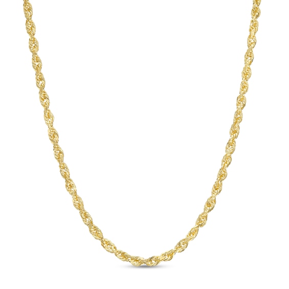 1.75mm Diamond-Cut Rope Chain Necklace in 14K Gold - 20" | Zales Outlet