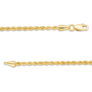 Graduated Rope Chain Necklace in 10K Gold | Zales Outlet