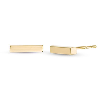 2.0mm Bar Stud Earrings in 14K Gold | Zales Outlet