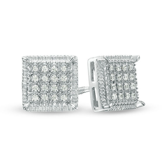 Big square earrings for guys store