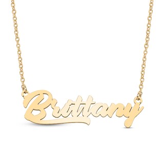 Underlined Cursive Name Necklace (1 Line) | Zales Outlet
