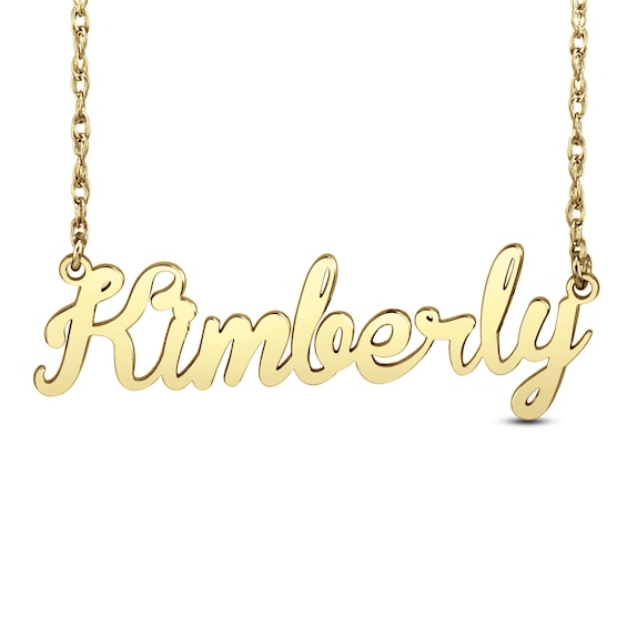 Flowy Script Name Necklace (1 Line) | Zales Outlet