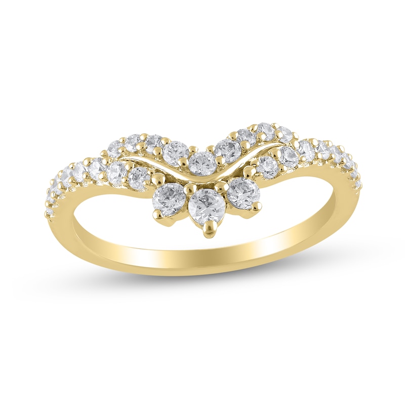 1/2 CT. T.W. Diamond Layered Tiara Contour Band in 14K Gold | Zales Outlet