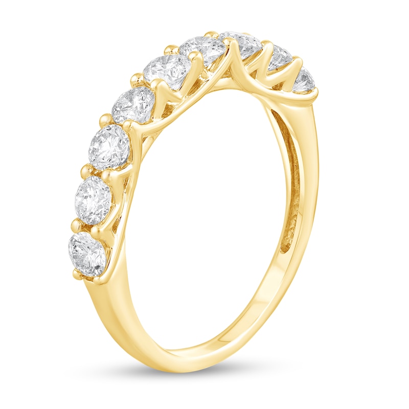 1 CT. T.W. Diamond Nine Stone Band in 14K Gold (H-I/I1-I2) | Zales Outlet
