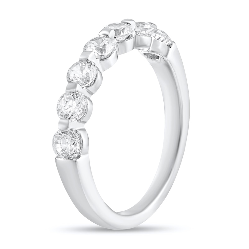 1 CT. T.W. Diamond Seven Stone Band in 10K White Gold | Zales Outlet